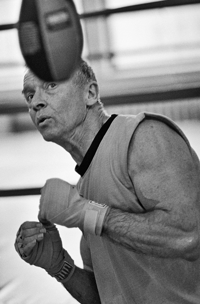 ROGER PUCKETT, 66 YEAR-OLD BOXER